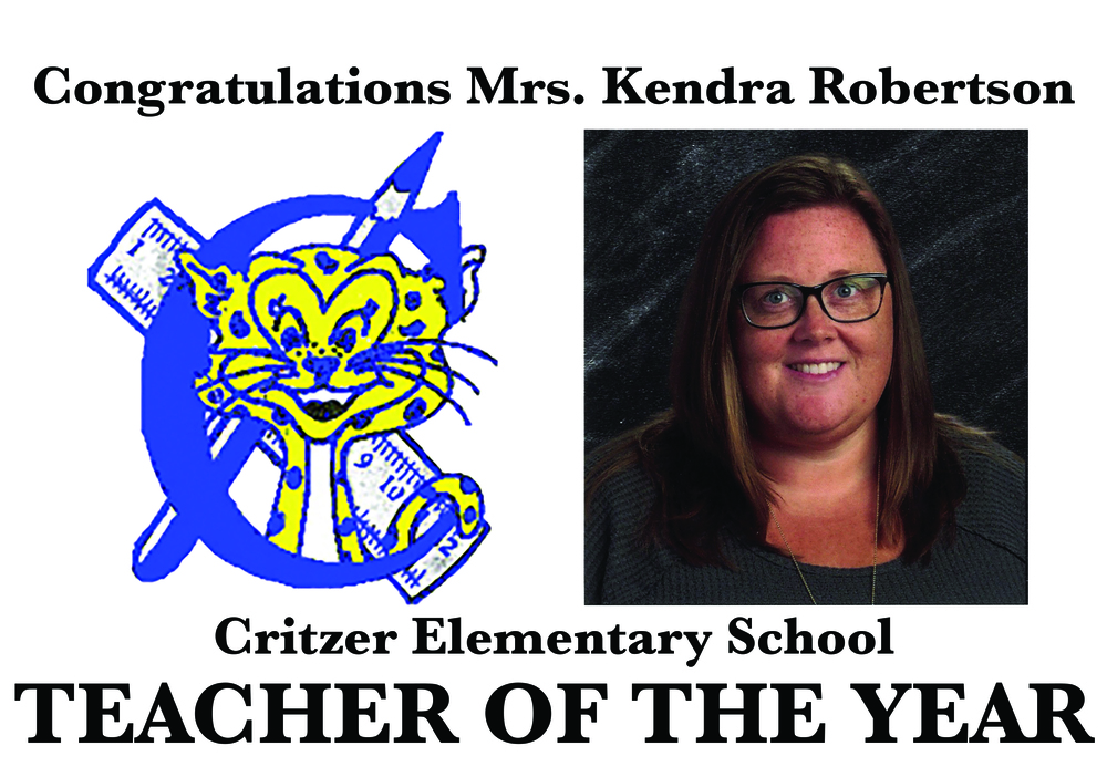 Robertson named Critzer Elementary Teacher of the Year | Pulaski County ...