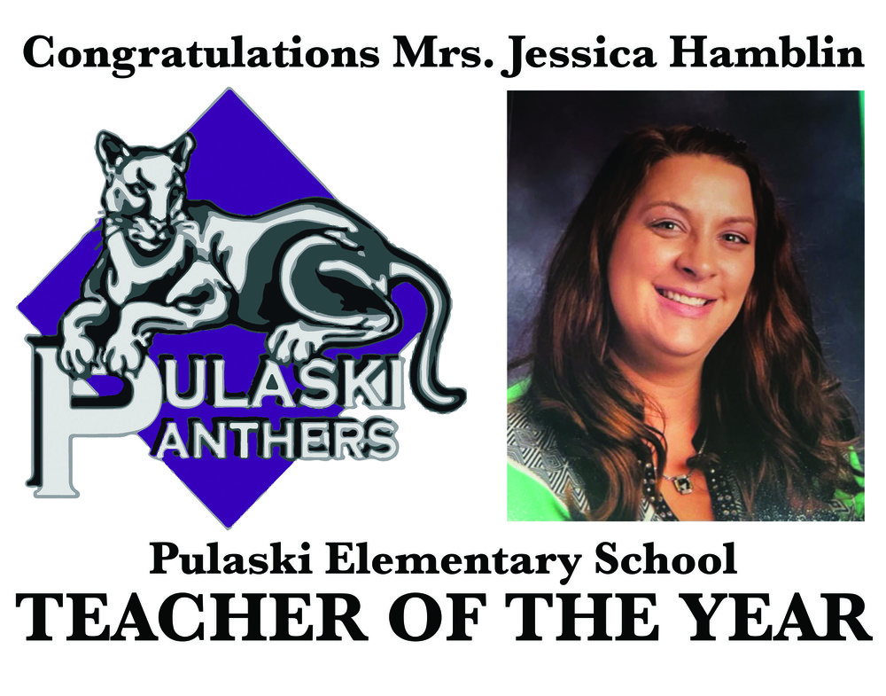 Hamblin named Teacher of the Year at Pulaski Elementary | Pulaski ...